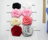 Flat Ribbon Rose - 3 1/2"(89mm) Wide Approx - PATCHWORK PANDA LLC