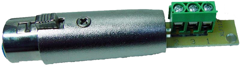 Rolls XLF112 - XLR (Female) to 3-Screw Bare Wire Terminal Connector