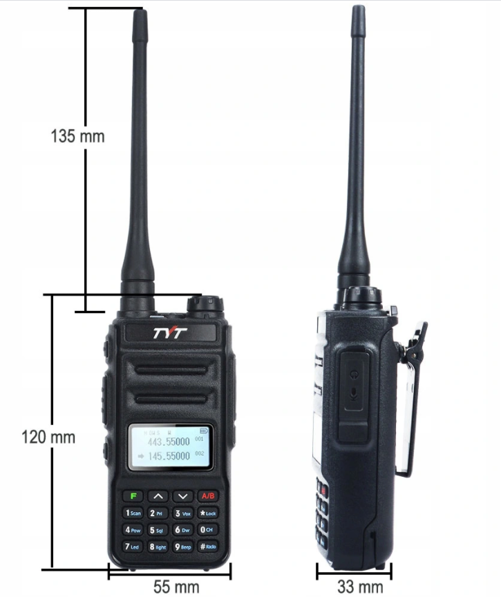 TYT TH-UV88 Talkie Walkie VHF/UHF Dual Band Analog Two-Way Radio