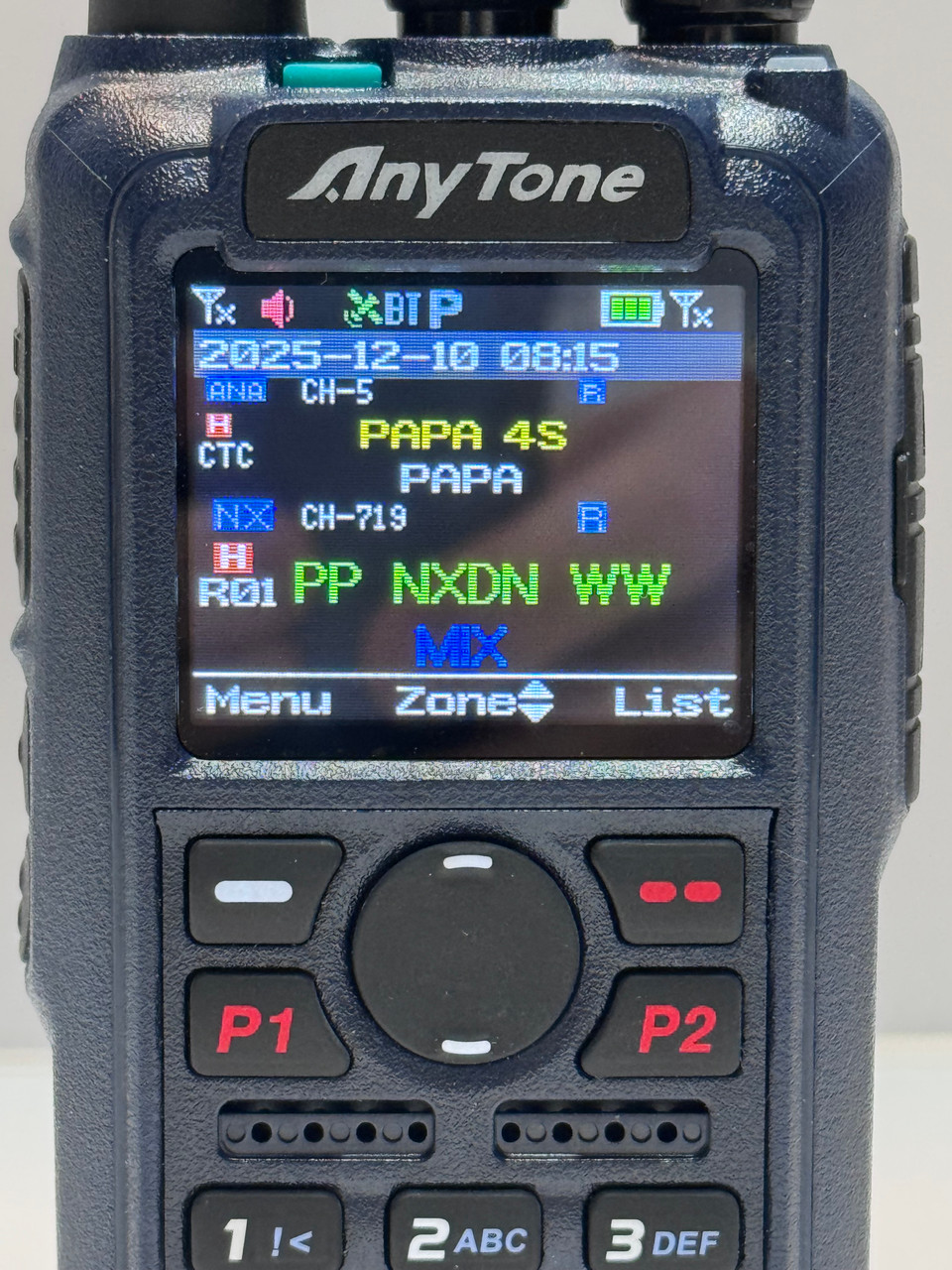 AnyTone AT-D890UV multi digital mode Two Way Radio with GPS and Bluetooth