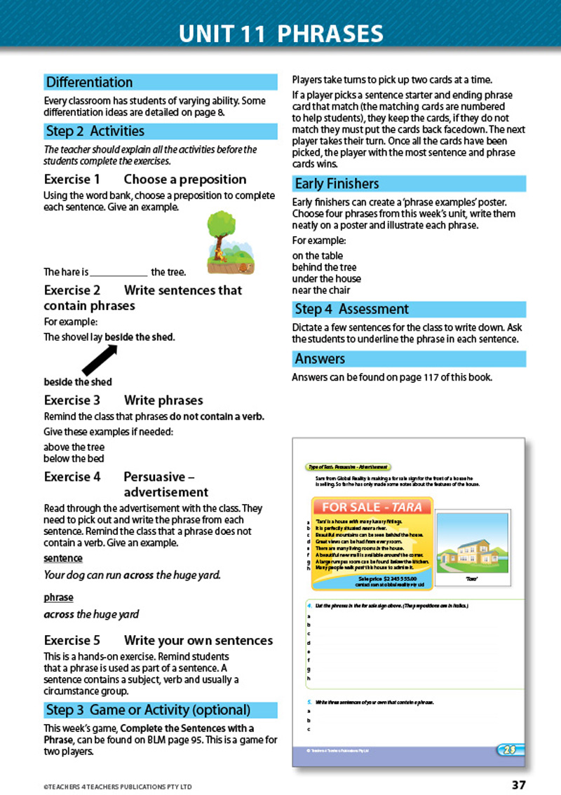 Grammar Conventions - Teachers 4 Teachers Publications Pty Ltd