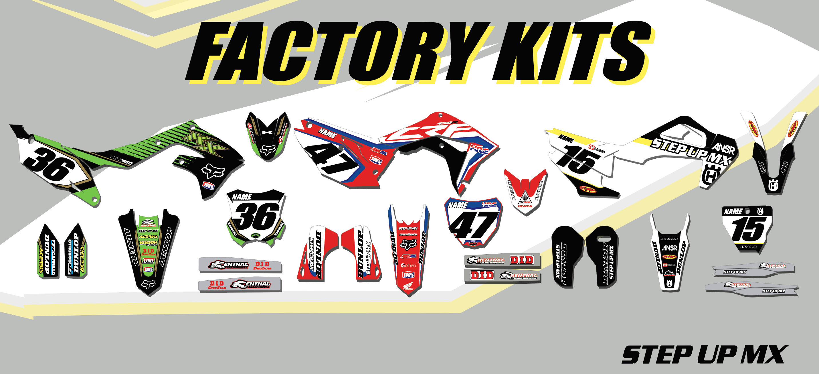 Step Up MX, Dirt Bike Graphics, Apparel, Canopies