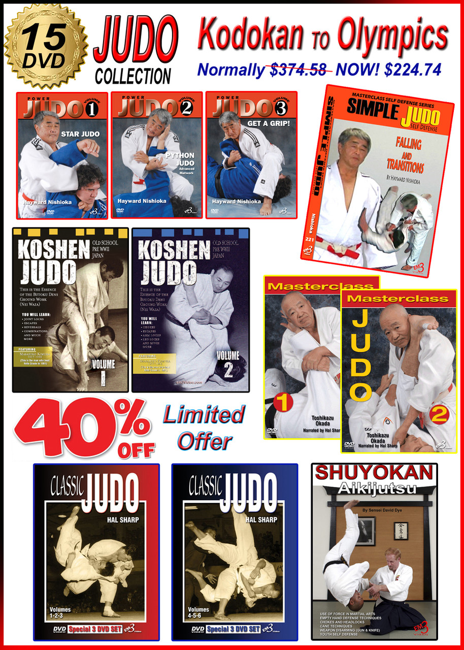 15 DVD Box - JUDO Special 40% OFF
