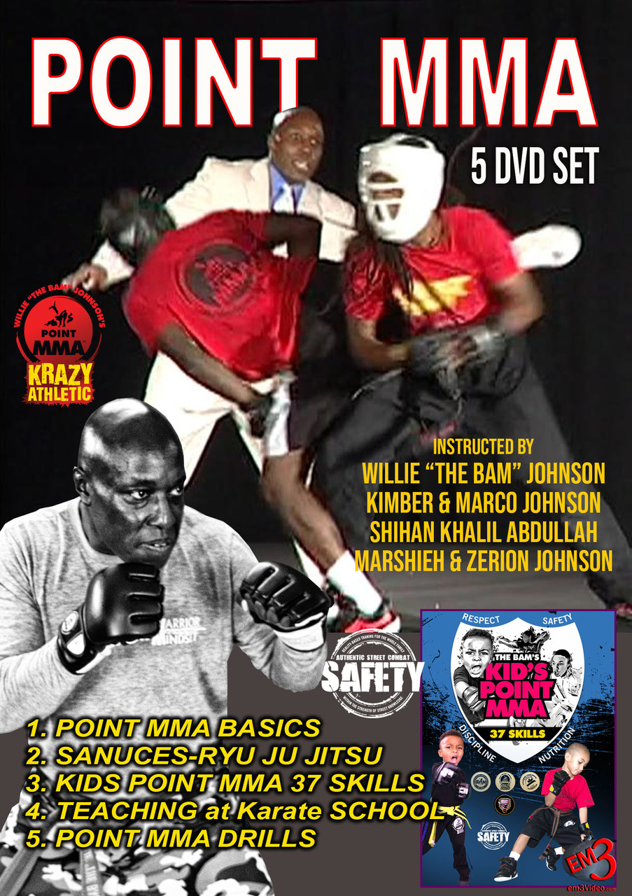 Point MMA - 5 DVD Box/set by Willie THE BAM Johnson