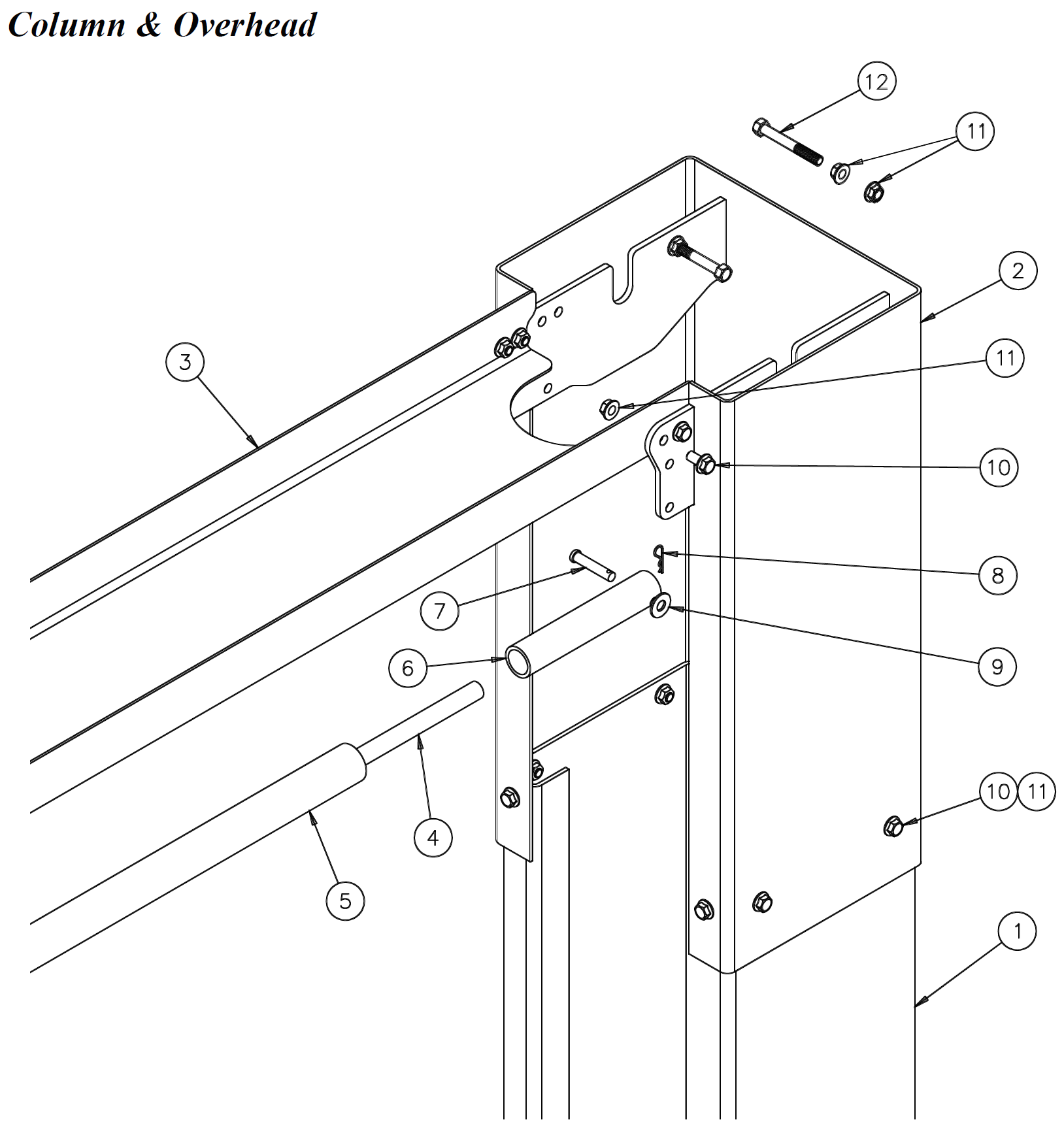 Challenger Lifts CL10 Series Parts
