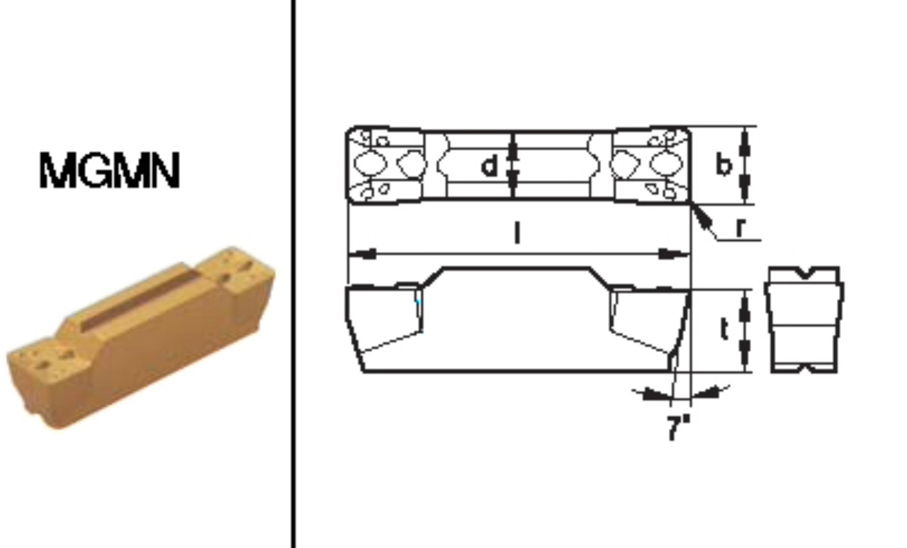 Industrial-Grade Carbide Inserts for Parting – Available Individually