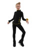 IceDress Figure Skating Outfit - Thermal - Minx (Black with Yellow)