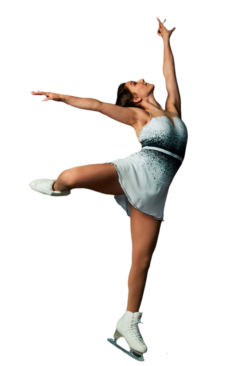 Elite Xpression - Black Splash Dress - FigureSkatingStore