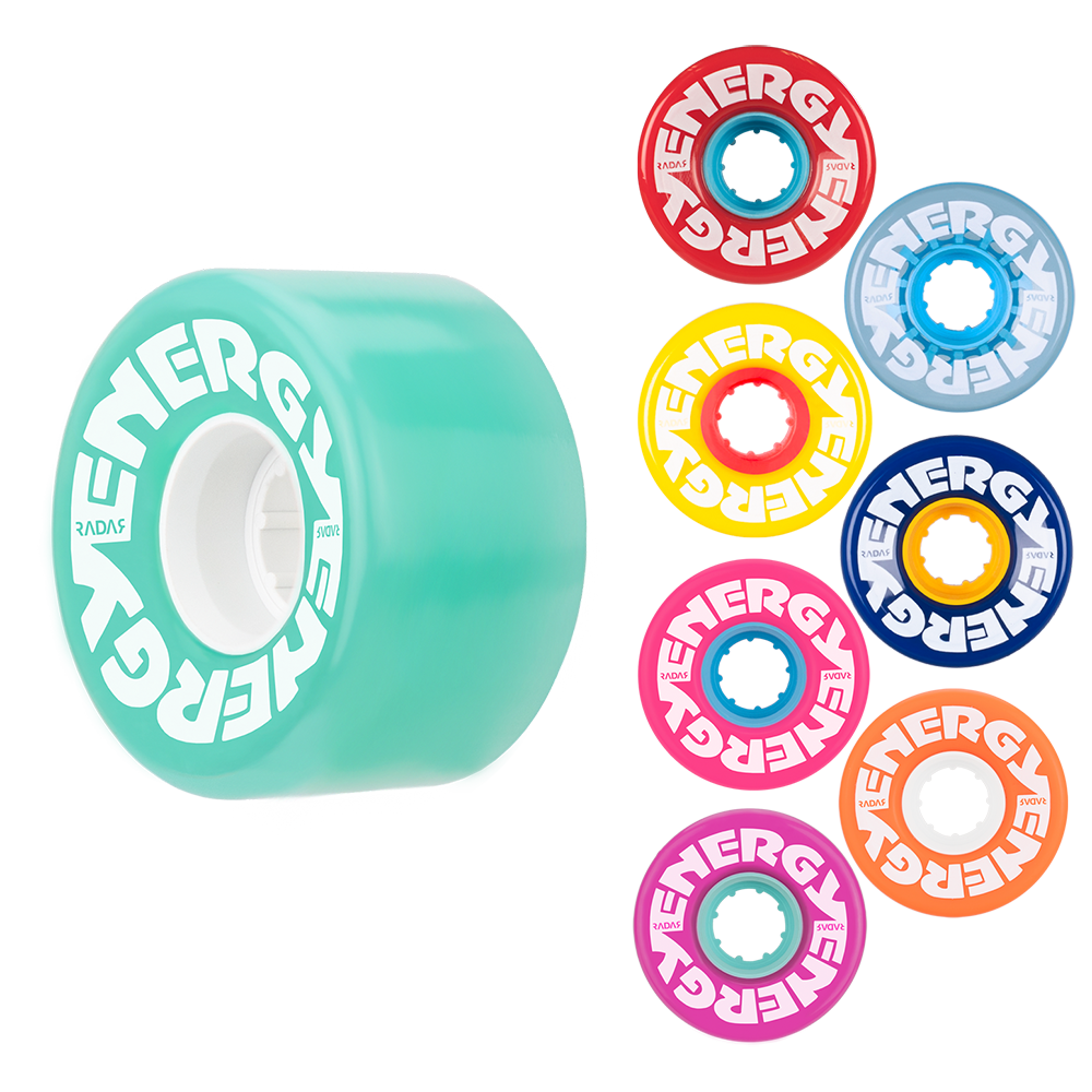 Riedell Skates Radar Energy 57mm Outdoor Skate Wheels (Set of 4)