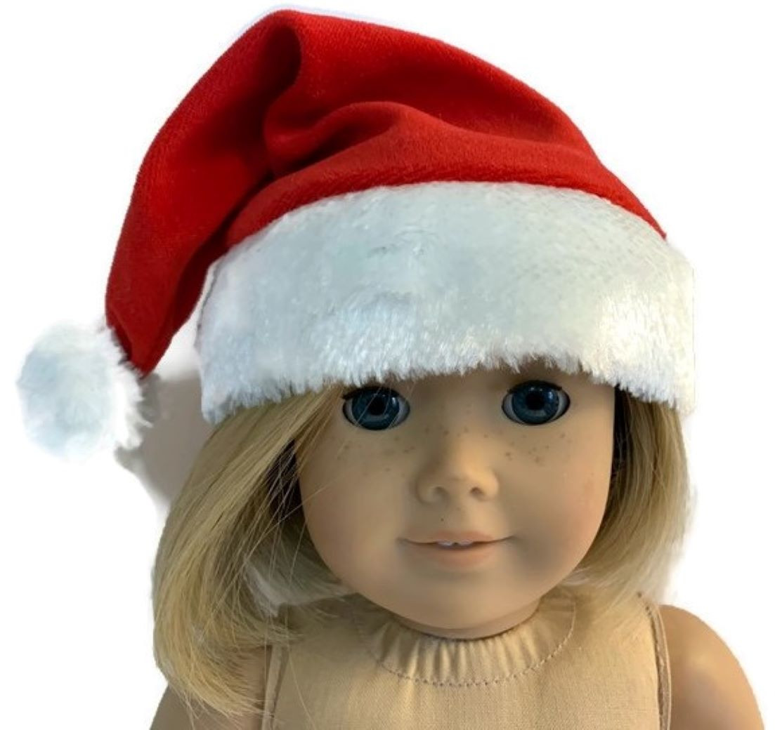 Red Santa Hat Doris Doll Boutique