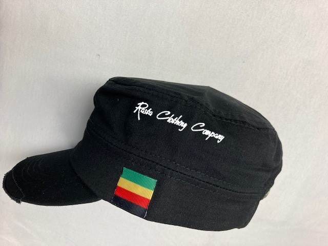 Rasta - Military/General : Cap (Black/Colors Cloth Strip) - Rasta ...