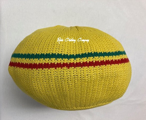 Knitted : Rasta Hat - Without Peak Yellow/Colors) - Rasta Clothing Company