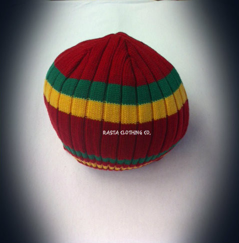 Knitted Rasta Reggae : Beanie (Red, Green, Gold) - Rasta Clothing Company