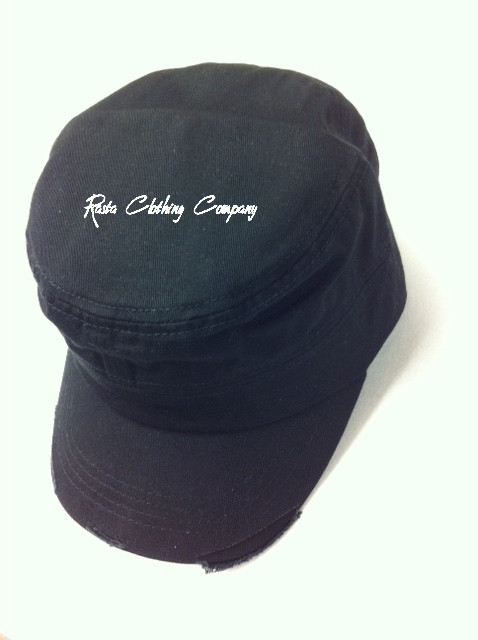 Military : Cap (Black) - Rasta Clothing Company