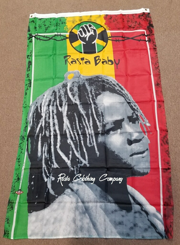 Rasta Reggae - Rasta Baby 2 : Flag (3' x 5') - Rasta Clothing Company