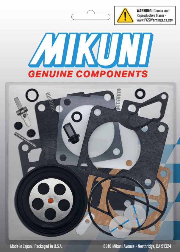 Mikuni MK-BN38/44 Carburetor Rebuild Kit for Mikuni BN34, BN38, BN44 ...