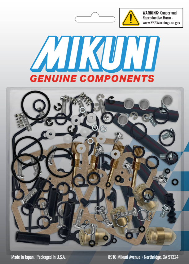 Mikuni MK-RS34-40 Carburetor Rebuild Kit for ALL Mikuni RS34, RS36 ...
