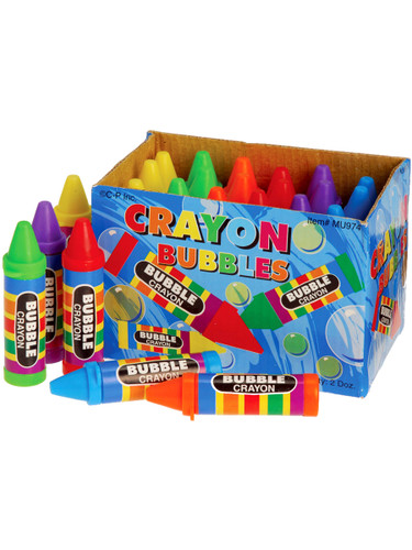 24 Assorted Crayon Bubbles