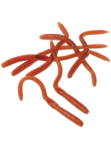 Dozen Assorted Toy Sticky Worms