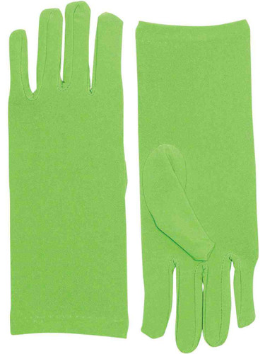 Adult's Deluxe Green Dress Gloves