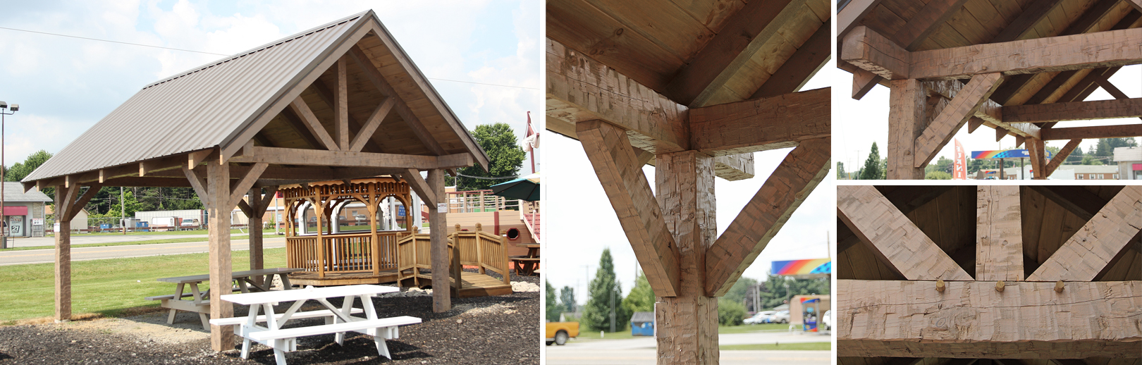 Rustic Pavilions | Wayside Lawn Structures in Columbiana, Ohio