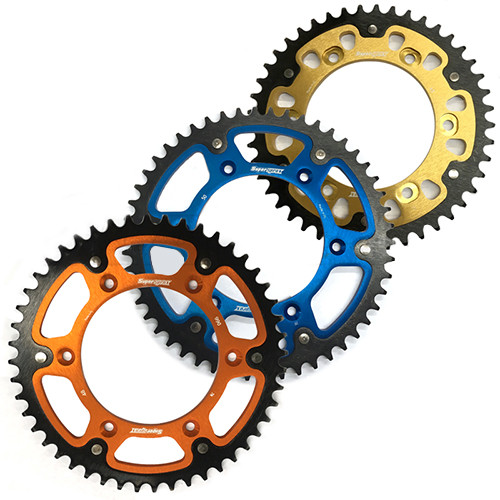Supersprox Stealth Rear Sprocket KTM 85SX 46-50t (Gold, Orange, Blue ...