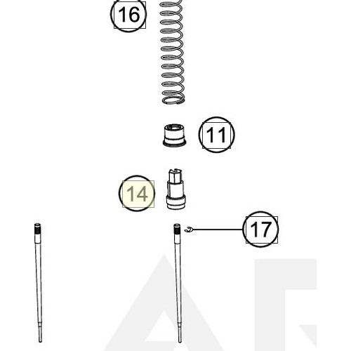 GUIDE HOLDER (55431030050) - Judd Racing