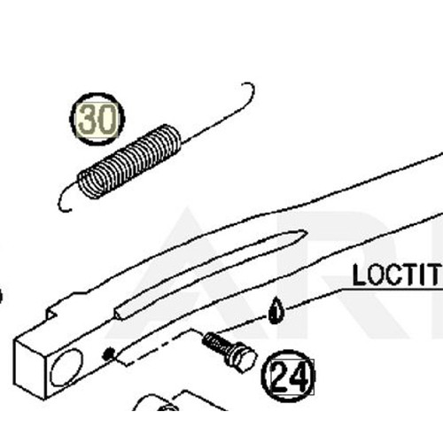 SIDESTAND SPRING 125-380EXCྞ (50303024000) - Judd Racing