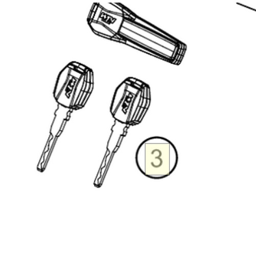 Blank Key KTM | ON DEMAND (64111067010) - Judd Racing