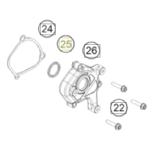 X-ring 21.89x2.62 FKM 70 (0770002226200) - Judd Racing
