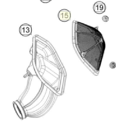 Air filter support (A42006016000) - Judd Racing