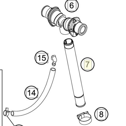 COOLING WATER PIPE (50435073000) - Judd Racing