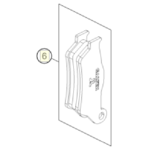 kit front pads (A54013030000) - Judd Racing