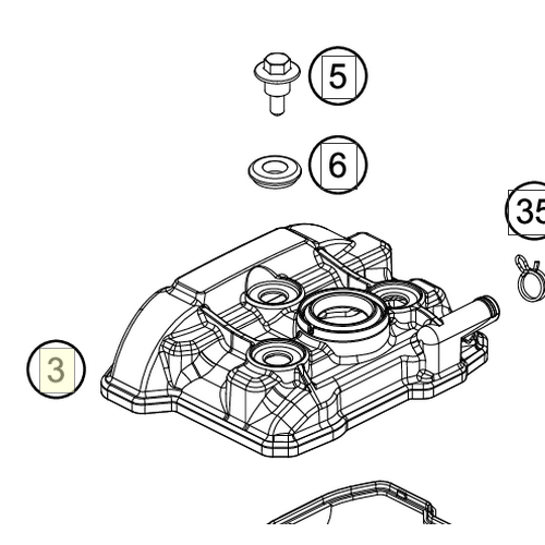 Valve cover (7933605200033) - Judd Racing