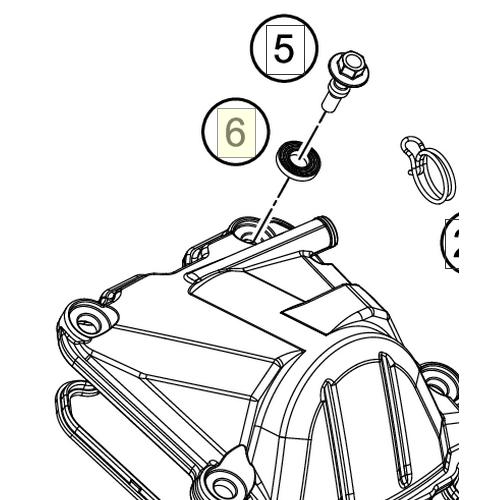 decoupling element | 07 (75036052010) - Judd Racing