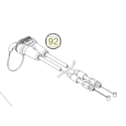 accelerator cable cpl. (A44002091000) - Judd Racing