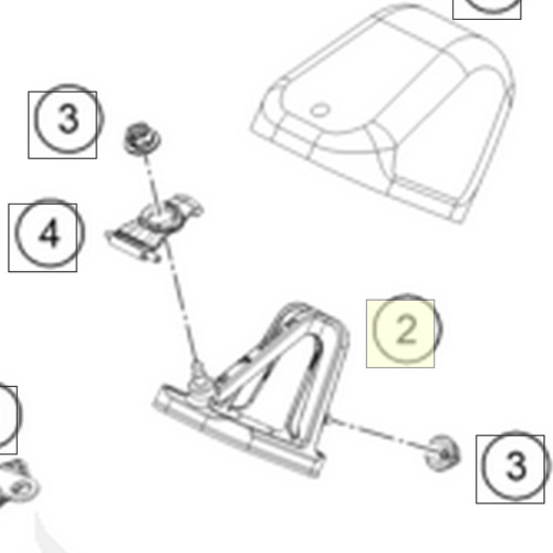 Air filter support (A40506016000) - Judd Racing