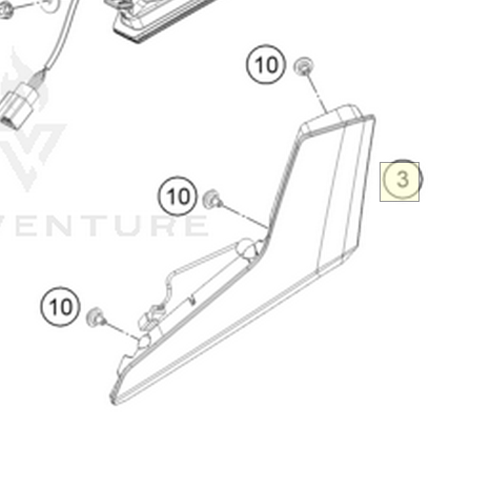 Front left turn signal (94514025000) - Judd Racing