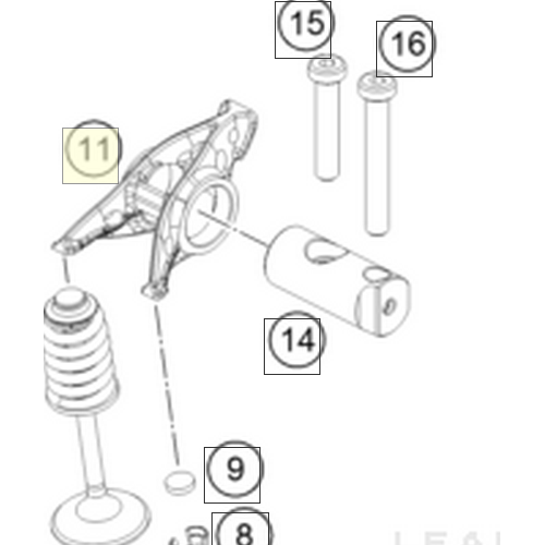 ROCKER ARM EXHAUST (76636061000) - Judd Racing