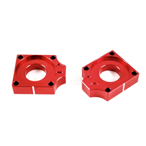 Axle Blocks Honda CRF 150 Red