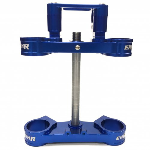 EHR Racing Triple Clamps Husqvarna TC85, KTM 85sx, Blue - Judd Racing
