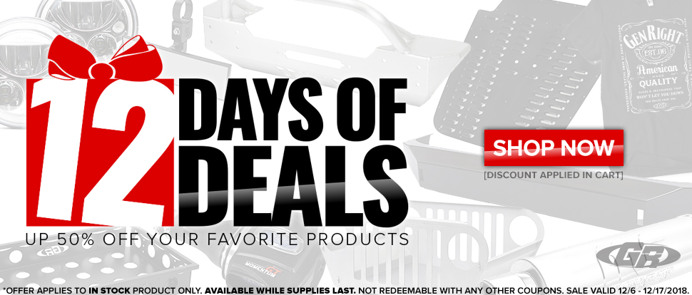 GenRight Off Road Jeep Parts & Accessories for Jeep Wrangler | Made in ...