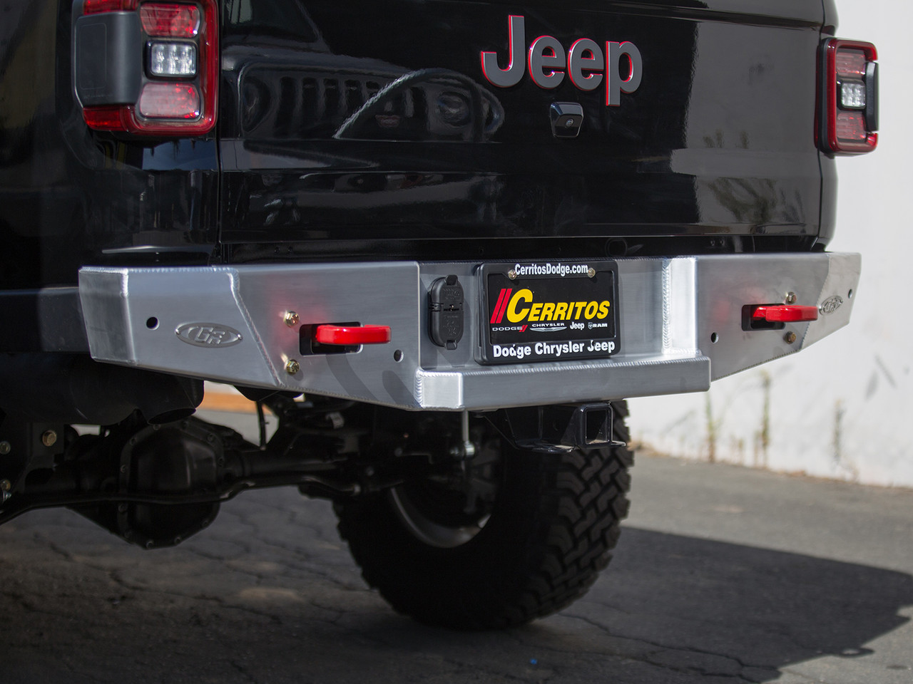 Jeep Gladiator Bumpers | Jeep JT Aluminum Rear Bumper | GenRight Off ...