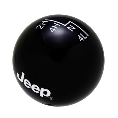 Jeep JL Transfer Case Shift Knob with Inlaid Shift Pattern & Logos