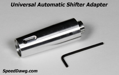 Universal Automatic Shifter Adapter with 16mm x 1.50 Threads - Polished ...