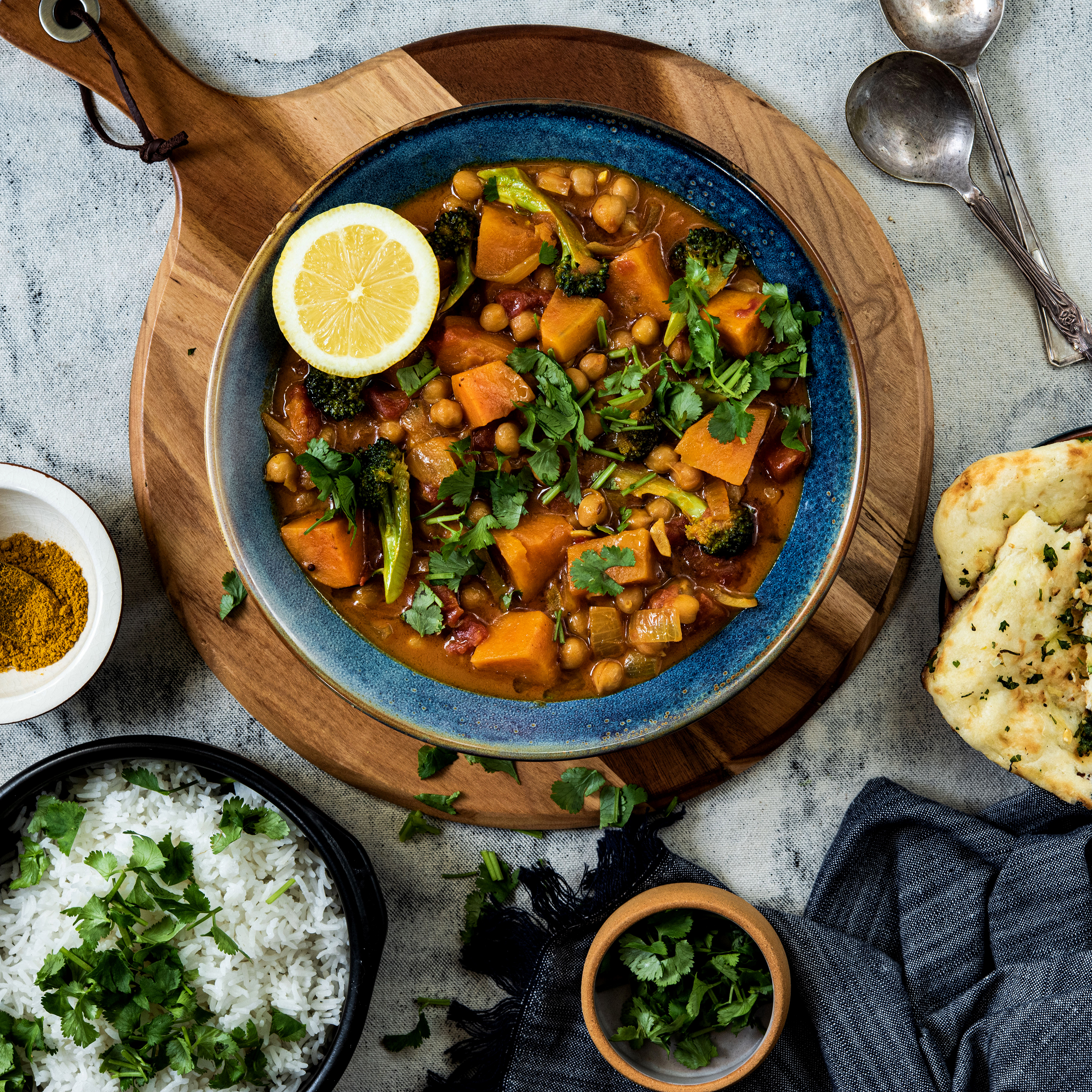 Easy Kumara, Chickpea and Tamarind Curry - Jenny's Kitchen