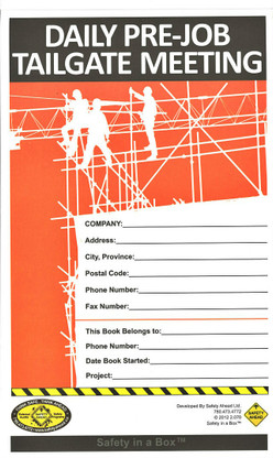 Daily Pre-Job Tailgate Meeting - Safety In A Box Store