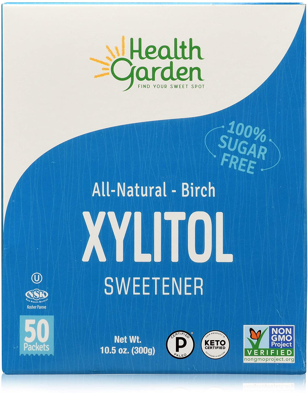 Health Garden Real Birch Xylitol, 50 Packets (Case of 12) - Whole And ...