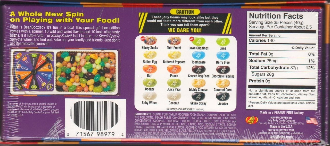 barf jelly bean