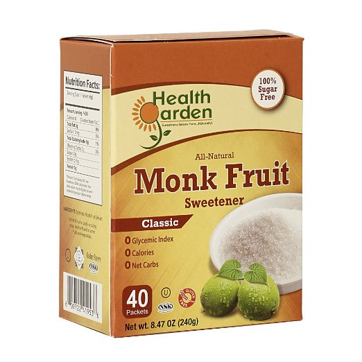 Health Garden Monk Fruit Sweetener Packets, 8.47 oz. - Whole And Natural